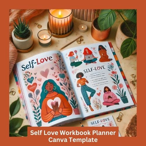 Self Love Workbook Canva Template - Ossbooks